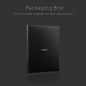 EDC Belt Knife Sheath Organizer for 4.5" Knife, Fit 0.6" Diameter Tactical Flashlight, Pocket Slip Tool Pouch, Pen Loop, EDC Holster Essential Carrier, Premium Leather. Chestnut.