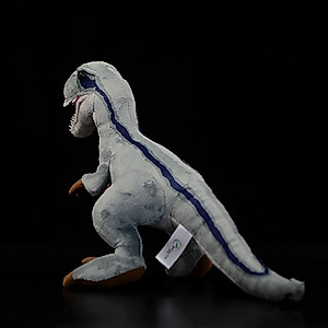 Velociraptor Dinosaur Plush Toy - Gray 17” Dinosaur Tyrannosaurus Stuffed Animal Plushie, Figurines Dinosauria Tyrannosaurus Stuffed Toys Soft, Gifts Collectible for Kids (Velociraptor)