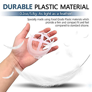 Cool Protection Stand - 3D Mask Bracket - Face Mask Inner Support Frame - Plastic Brackets - More Space for Comfortable Breathing Protect Lipstick Washable Reusable