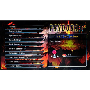 RegiisJoy 28000 in 1 Handheld Portable Arcade Game Console Mini Pandora Box 50S with HD Screen 2.4GHZ Wireless Controllers Search/Hide/Save/Load/Pause Games