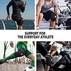 ZOYER Knee Brace for Women and Men, Adjustable Knee Support Brace with Removable Side Stabilizers and Patella Gel Pad, Strong Stability for Joint Pain Relief, Arthritis, Meniscus Tear, ACL, MCL, PCL