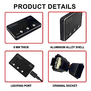 GWNOWZZET 9 Drive 9 Mode Pedal Accelerator Compatible with FORD F150/250/350/450/F550 2011+，MUSTANG 2011+，RANGER 2012+ (9P-261)