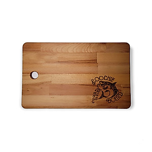 Shark Coochie Board Personalized Beech Engraved Cutting Board