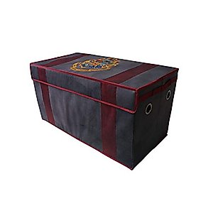Harry Potter 5 Piece Storage Solution Set, come with Collapsible Storage Trunk, Pop Up Hamper, 2 Storage Cubes, 1 Sequin Storage Cube