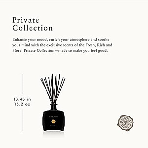 RITUALS Black Oudh Elegance Luxury Oil Reed Diffuser Set - Fragrance Sticks with Black Oudh & Patchouli - 15.2 Fl Oz