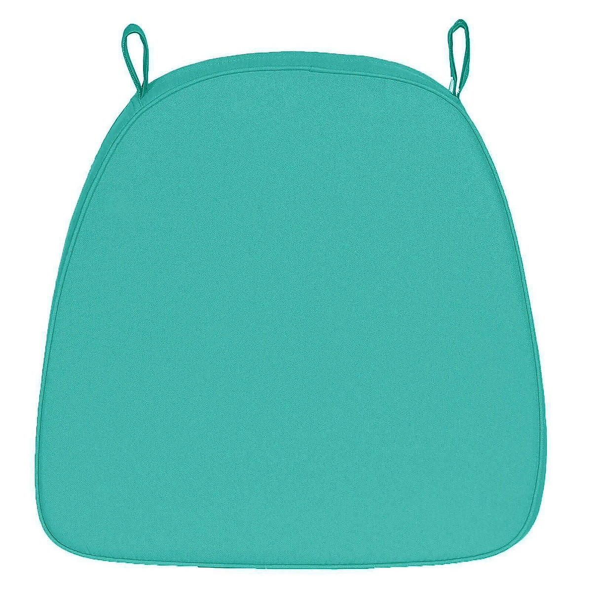 Efavormart 2" Thick Turquoise Chiavari Chair Pad, Memory Foam Seat Cushion with Ties and Removable Cover