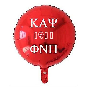 Kappa Alpha Psi, Nupe Mylar/Foil Balloons (10/pack), White