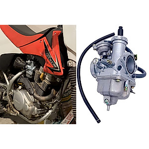 Carb Replace for Honda CRF150F Carburetor 2003 2004 2005 2006 2007 2008-2014 Performance Carb With Throttle Cable CRF150F (Carburetor & Throttle Cable X 1)