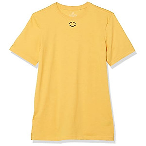 EvoShield Youth Heather Short Sleeve Tee - Light Gold, Large