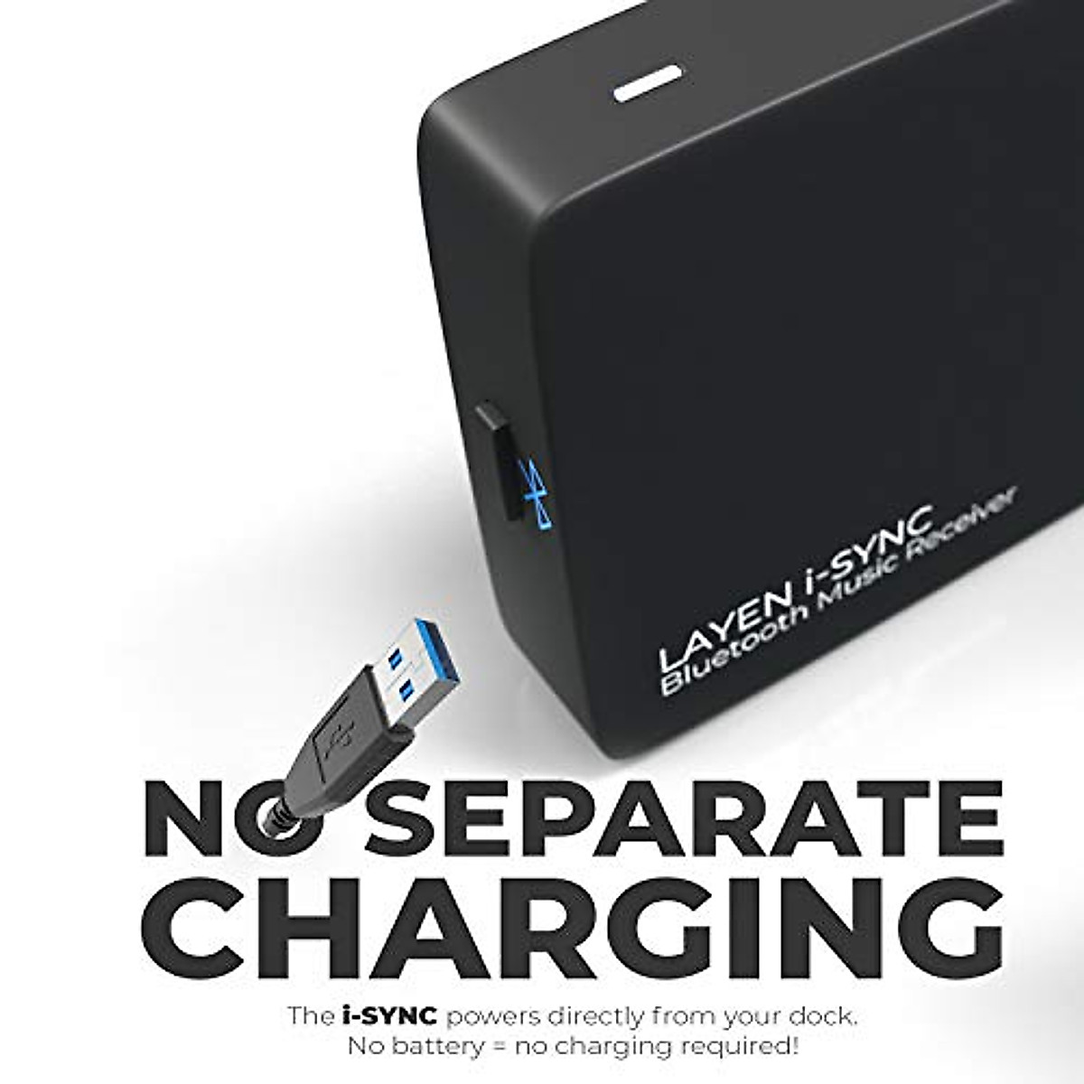 LAYEN i-SYNC 30 Pin Bluetooth Adapter Audio Receiver for Bose SoundDock and Other iPod iPhone Music Docking Stations, Hi-Fi, Stereo and Speakers  (Not Suitable for Cars)