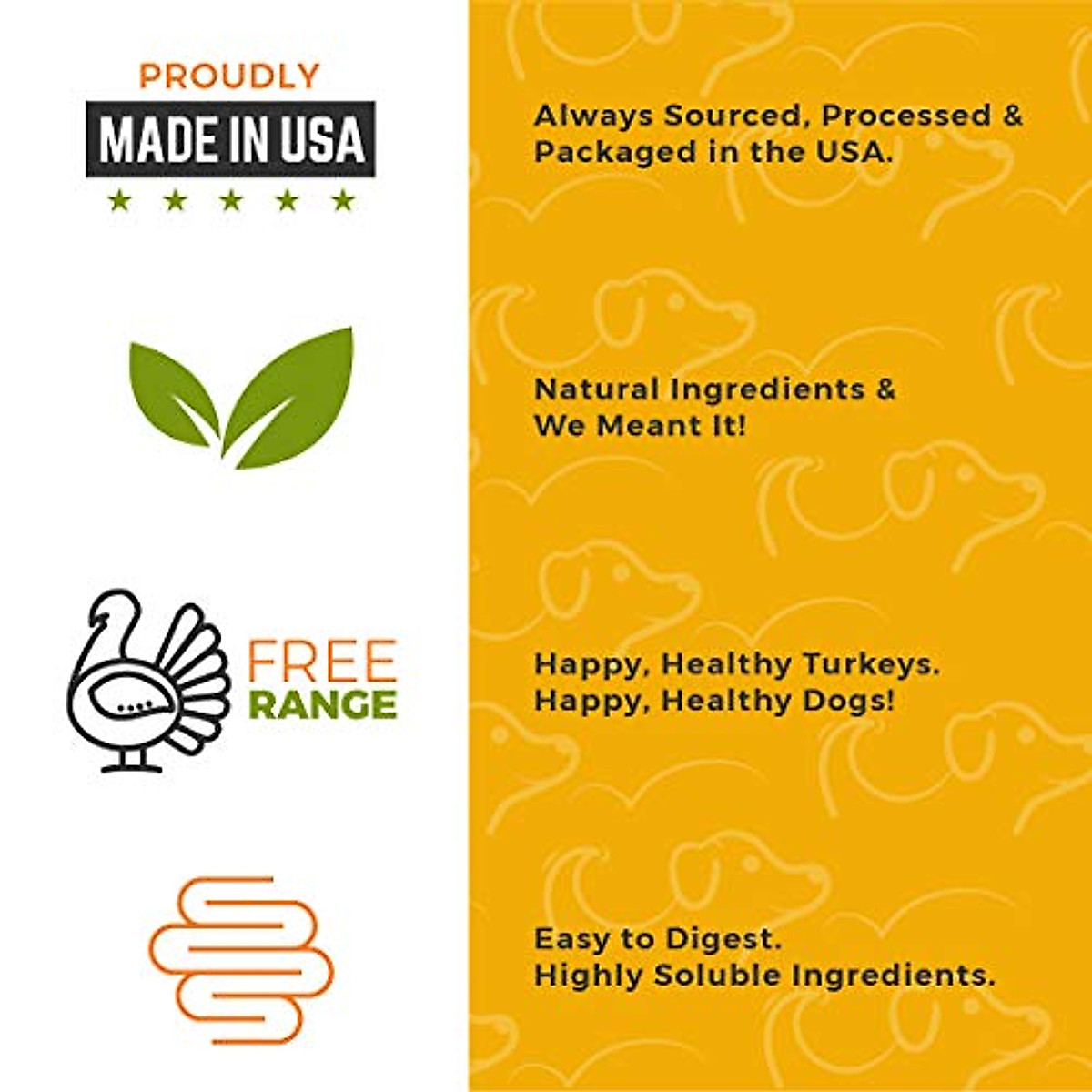 Gobble! 6-Inch Turkey Tendon for Dogs, Made in USA, 6 oz. (170g) Reseal Value Bags, All-Natural Hypoallergenic Dog Chew Treat |Sourced, Processed & Packaged in The USA | (Sticks (22-25 Pieces))