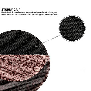 Glass Polish 12603 Rotary Backing Pad forr Sanding or Polishing Ø 4 inch - Thread : 5/8"-11