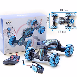 AAA777USA Remote Control Stunt Car with Gesture Control, Off-Road Drift Stunt Twist Car with 360 Degree Slips & Flips RC Toys for Kids and Adults – Birthday Gifts for Kids (Big Size)