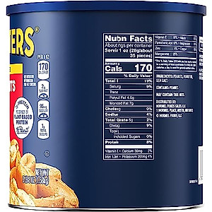 Planters Salted Peanuts (56 oz Canister)