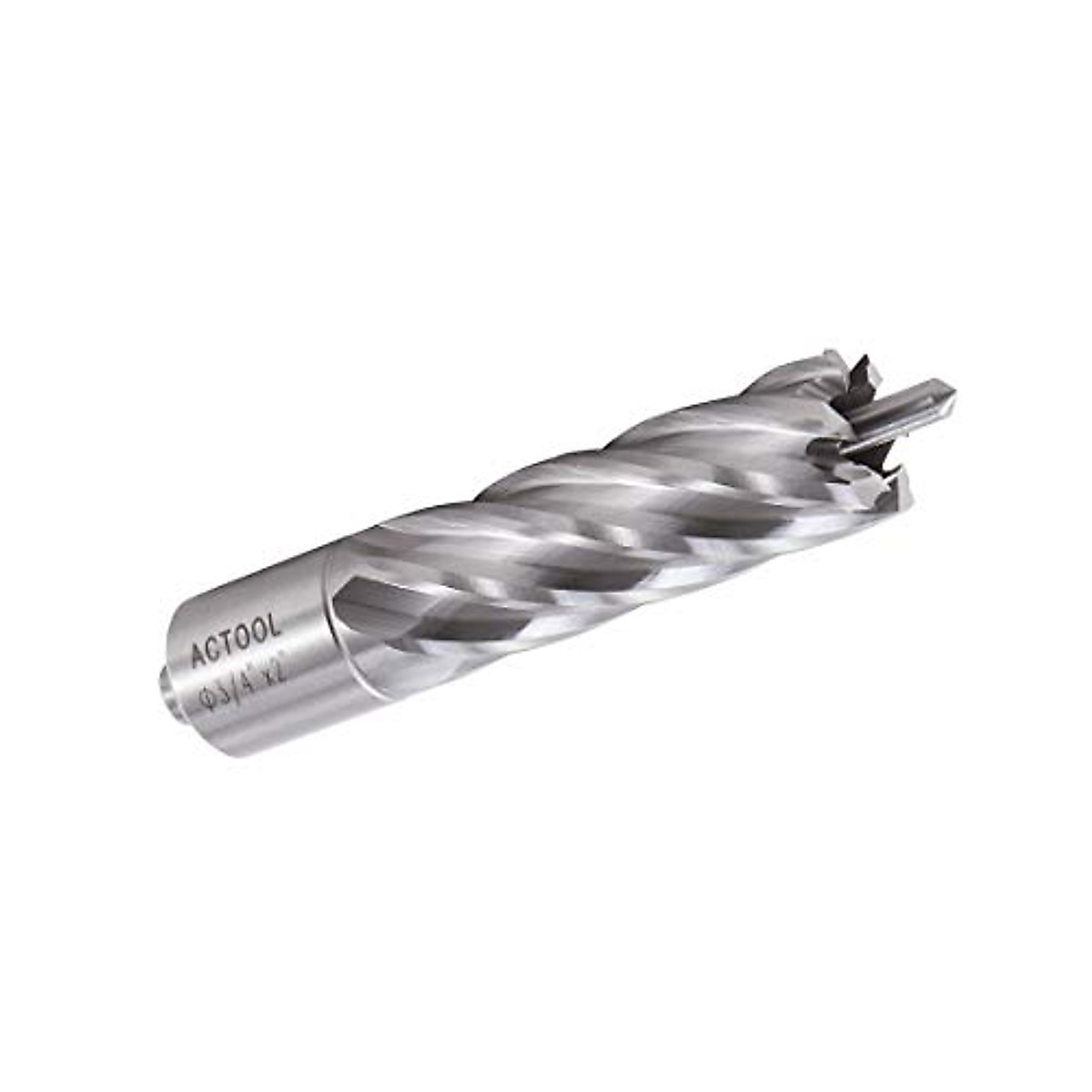 ACTOOL 3/4" Diameter × 2" Depth of Cut HSS ANNULAR Cutter with 3/4'' Weldon Shank