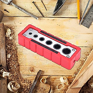 BELOWSYALER Hole Jig,2mm-13mm Pocket Hole Jig Woodworking Drilling Locator Wood Dowelling Self Centering Drill Guide Kit Hole Puncher