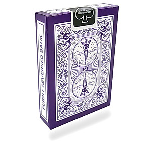 Purple Playing Cards Bicycle Deck