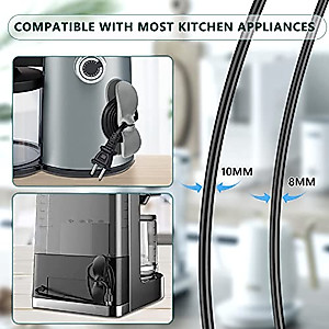 Cord Organizer for Appliances, 6-Pack Cord Wrapper, Cord Holder for Blender, Coffee Maker, Toaster, Rice Cooker, Air Fryer, Hair Dryer.