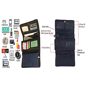 HW Collection Dog Paw Print Women Wallet Wristlet Crossbody Gifts Small Purse Clutch (Turquoise)