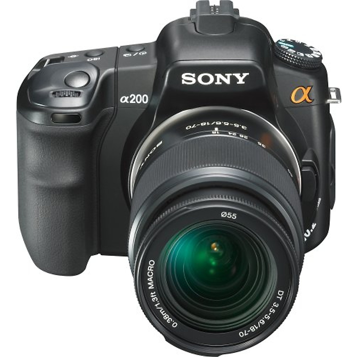 Sony Alpha A200K 10.2MP Digital SLR Camera Kit with Super SteadyShot Image Stabilization with 18-70mm f/3.5-5.6 Lens