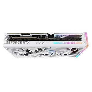 ASUS ROG Strix GeForce RTX™ 4080 White OC Edition Gaming Graphics Card (PCIe 4.0, 16GB GDDR6X, HDMI 2.1a, DisplayPort 1.4a)