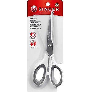 SINGER 6-1/2 inch Craft Scissors with Comfort Grip, Set of 3
