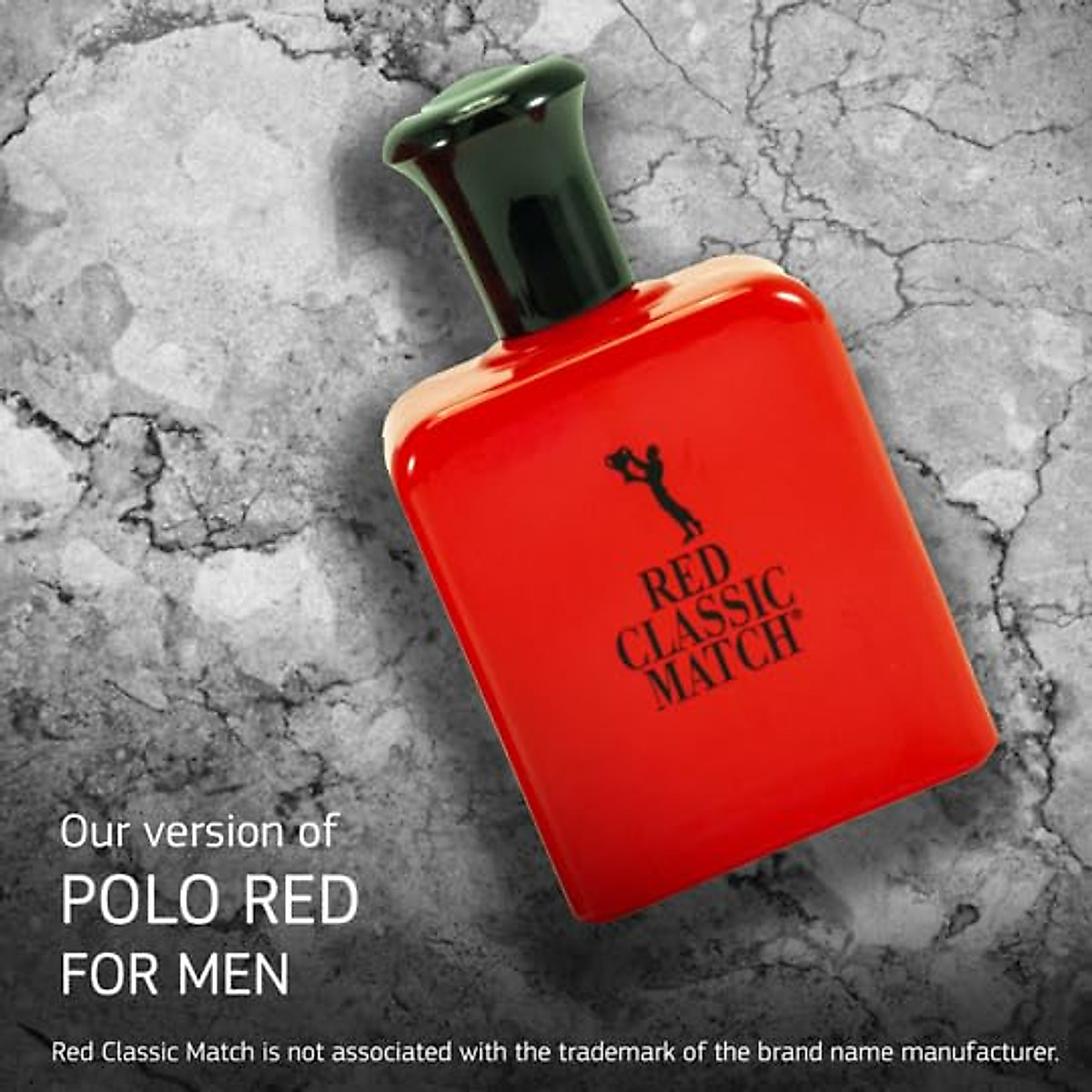 PB ParfumsBelcam Red Classic Match Eau de Toilette Spray, Our version of a Designer 2.54 Fl Oz