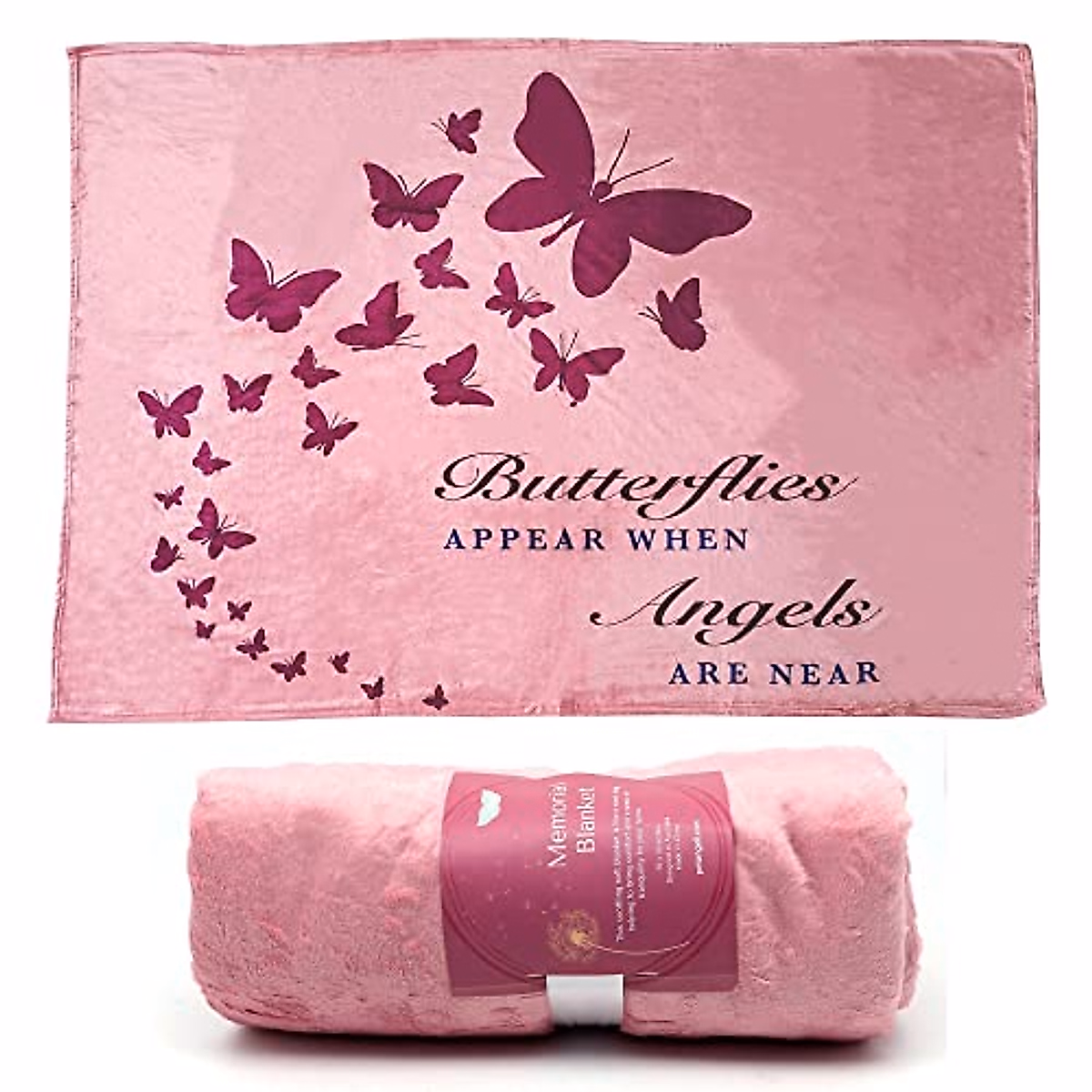 Sympathy Blanket, Soft Memorial Blankets and Throws - Bereavement Blanket Remembrance Gift for Loss of Mother - Memorial Blanket for Loss of Loved One or Bereavement Gift Ideas - Dog Memory Blanket