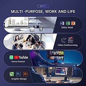 ACEMAGICIAN Mini PC Computer Win 11Pro, Intel 12th Gen N95 (up to 3.4GHz) 16GB LPDDR5 512GB M.2 SSD Desktop Computers， Micro PC Support 4K UHD, Dual Gigabit Ethernet,3 HDMI,2.4G/5G WiFi, BT4.2