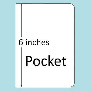 RICCO BELLO Pocket to Do List, Undated, Notebook with Pen Loop, Storage Pocket, For Work, School, Home, Productivity Planner, 4.25 x 6 inches (Blossoms)