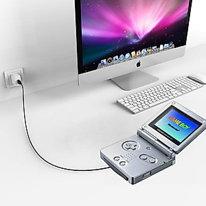 CSTESVN Gameboy Advance SP USB Charger Cable, GBA SP Charger USB Cable for Nintendo DS Original Console(NDS)/ Gameboy Advance SP (GBA SP) USB Power Charger Cable 3.9ft