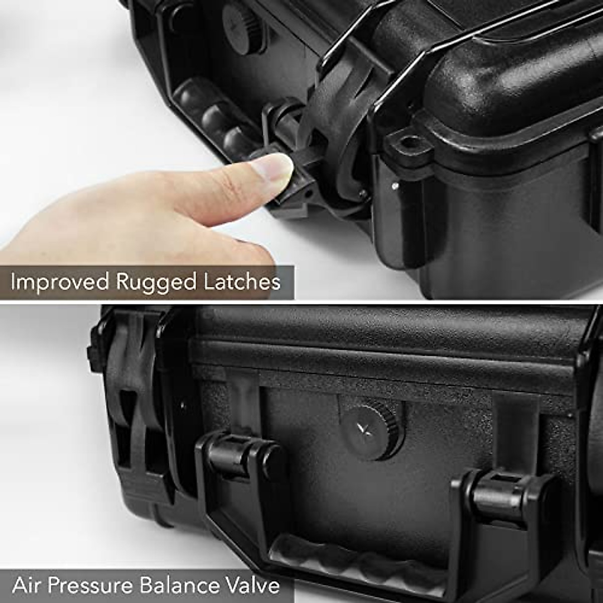 SYMIK A310-MA2 Waterproof Hard Carrying Case for DJI Air 2S / Mavic Air 2 Drone / Fly More Combo; Rugged Professional Case with Complete Protection