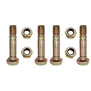 710-0890 Shear Pins and Nuts Fits MTD Cub Cadet Troy-Bilt 710-0890 710-0890A 910-0890A 4 Pack