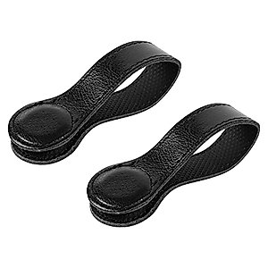 Gydandir 2 Pack Leather Towel Clips Bath Towels Hooks with Magnets Kitchen and Bathroom Accessory Simple and Covenient