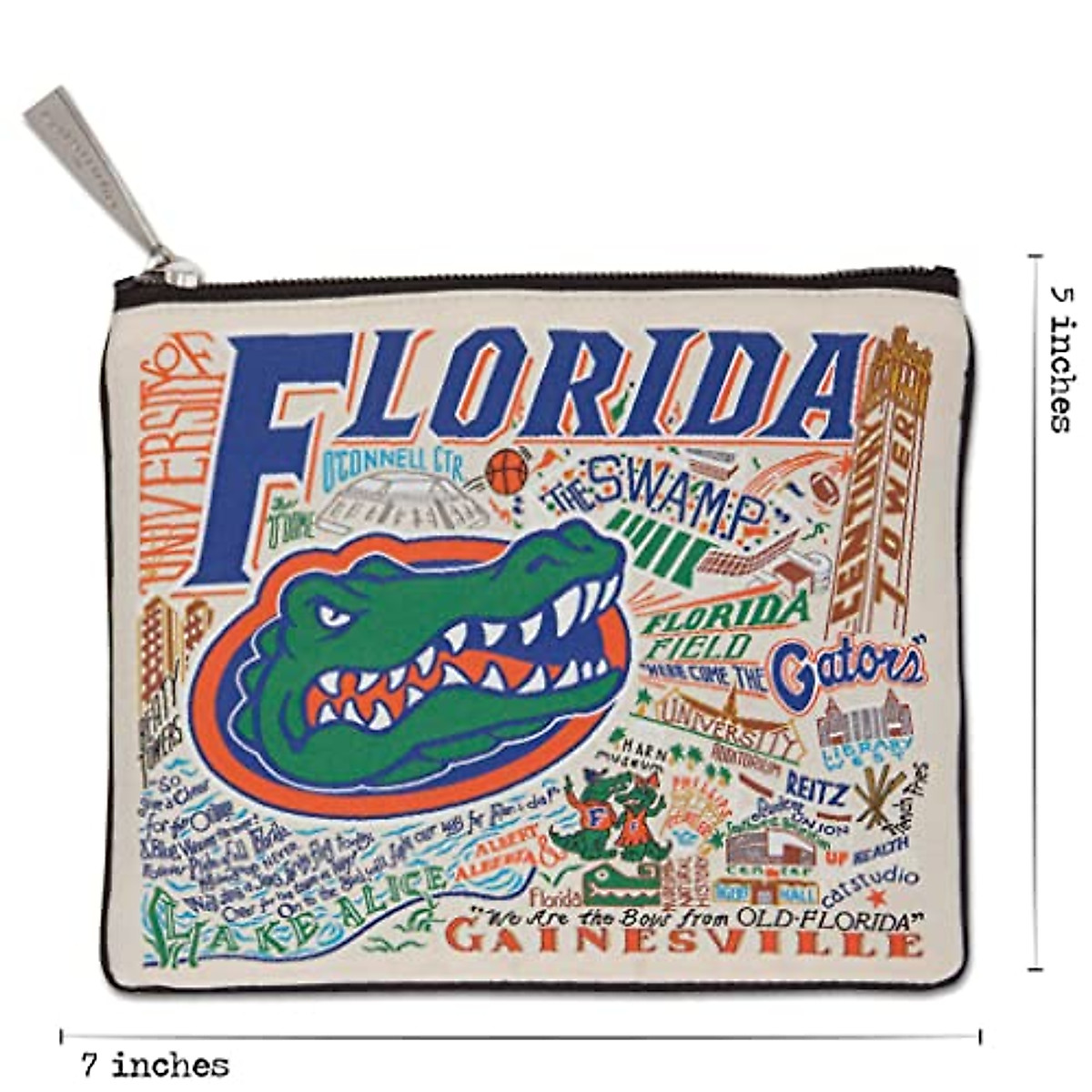 Catstudio University of Florida Collegiate Zipper Pouch Purse | Holds Your Phone, Coins, Pencils, Makeup, Dog Treats, & Tech Tools