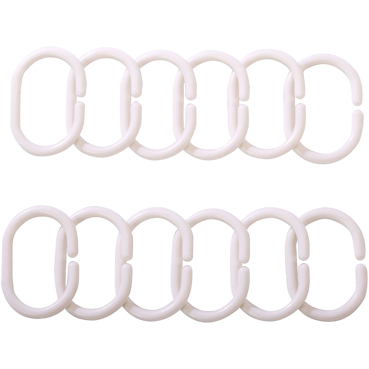 Amazon Basics Clear Vinyl Shower Curtain Liner, Heavyweight Liner with Rust-proof Metal Grommets and Plastic Shower Hooks - 72 x 72 Inches, Clear