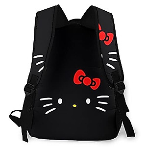 Hello Kitty Backpack College Book Bags Travel Shoulder Notebook Bag