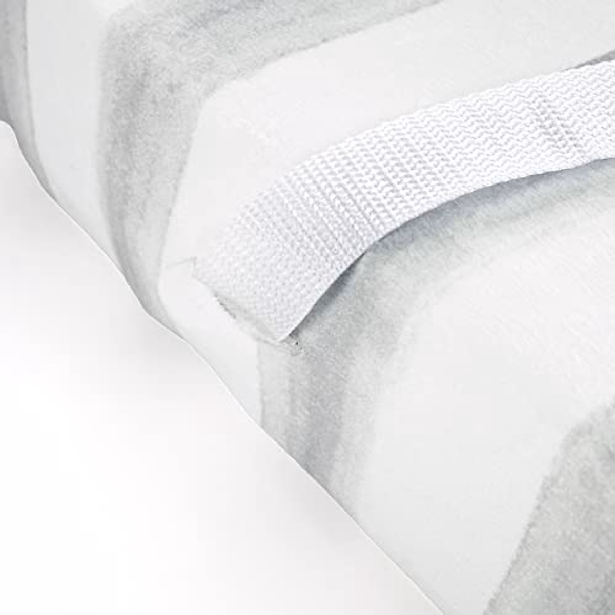 Lush Decor Watercolor Stripe Soft & Plush Changing Pad Cover, 32" x 16" x 5", Gray