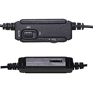 Gaming and Chatting Single Headset Over-Ear with Boom Microphone Foam Covered for PC Laptops Phones PS4 Xbox One/X Nintendo One Controllable Volume Light Weight 10ft Cable