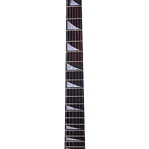 Trlec Novice Flame Shaped Electric Guitar HSH Pickup Bag Strap Paddle Rocker Cable Wrench Tool,For Beginners, Adults,Red