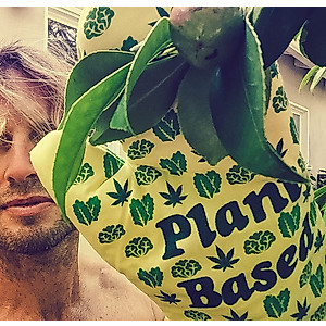 Plant Based Oven Mitt Funny 420 Weed Marijuana Pot Chef Kitchen Glove Funny Graphic Kitchenwear 420 Funny Food Novelty Cookware Yellow Oven Mitt