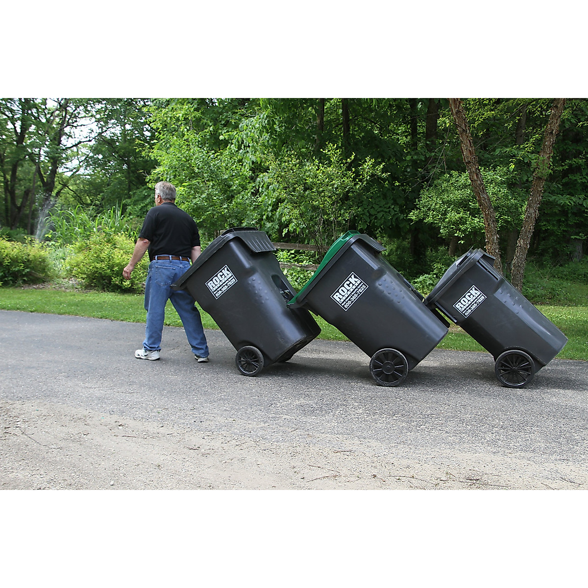 Garbage Commander The Original Can Couplers to Hook Multiple Wheeled Trash Containers