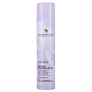 Pureology Style + Protect Texture Finishing Spray | For Color-Treated Hair | Lightweight Texturizing Spray | Sulfate-Free | Vegan | Updated Packaging | 5 Oz.