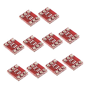 Almencla Set of 10 SOT23 to DIP Transfer Board DIP 6 Pin Board Pitch Adapter