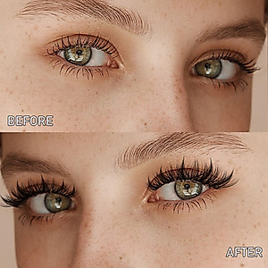 GAQQI Lash Clusters, Individual Lash Extension Wisps 100PCS, Natural Manga Cluster Lashes with Spikes 10-20mm Mix Length Eyelash Clusters (GQ46,C,10-20mm)