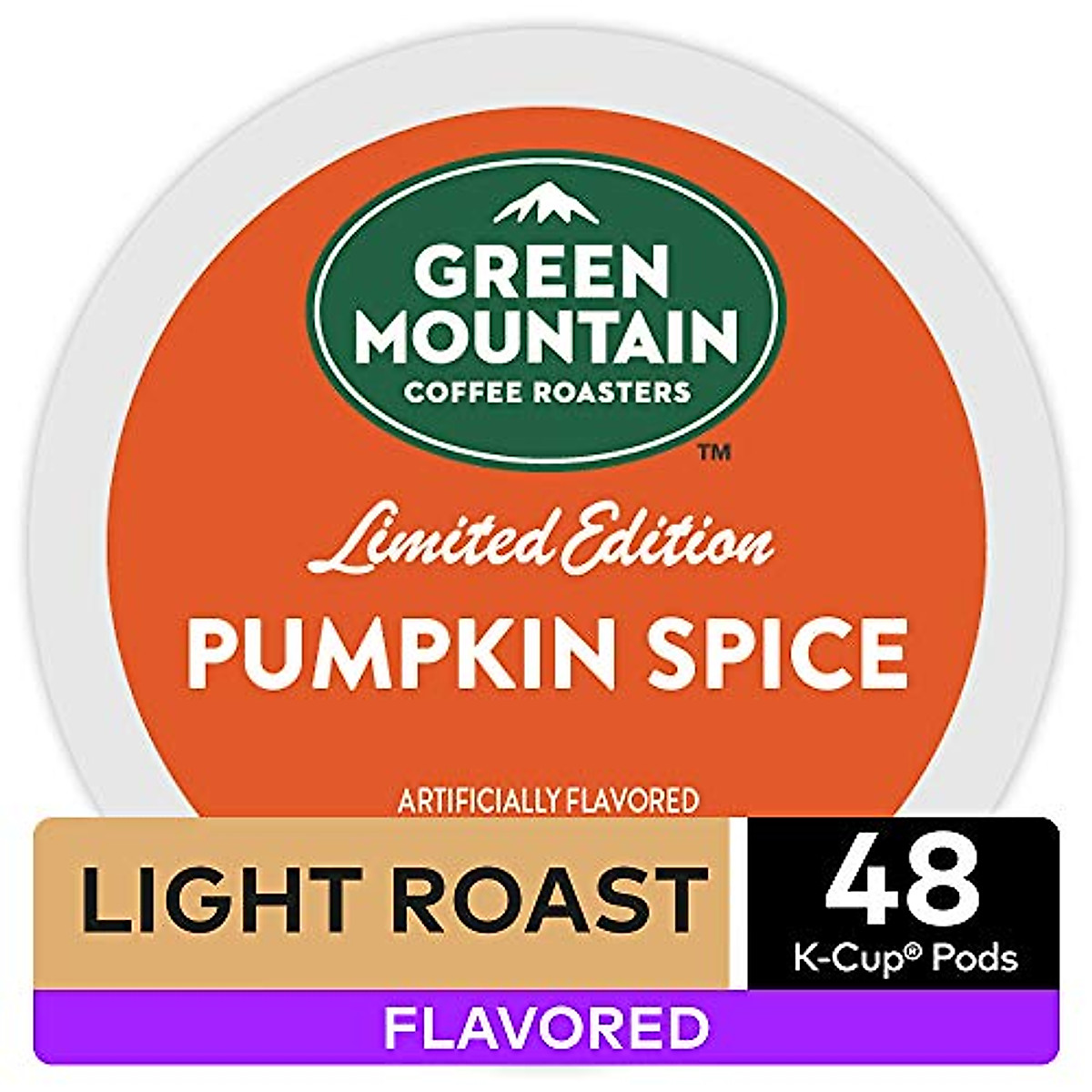 Green Mountain Pumpkin Spice Flavor Coffee, Keurig K-Cups, 48 Count