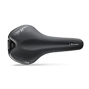 Selle Italia Flite Boost TM, L, Road, MTB, and Gravel Bike Saddle - for Men and Women, Short Nose Racing Seat, 248 x 130mm, 235g