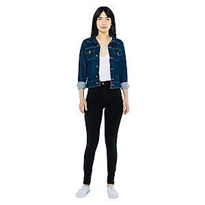 American Apparel Women's The Easy Jean, black, X-Small