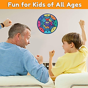 Fun Spider Dart Board Game with 6 Balls Using Hook-and-Loop Fasteners | Learn Numbers and Colors as You Play | Interactive Game and Safe for Kids