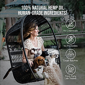 Hemp Dog Health - Calm - Hemp Oil for Dogs - for Dog Nervousness Relief - Balanced Mood & Behavior Dog Hemp Oil - Separation & Everyday Stress Relief - 100% Natural Dog Calming Drops